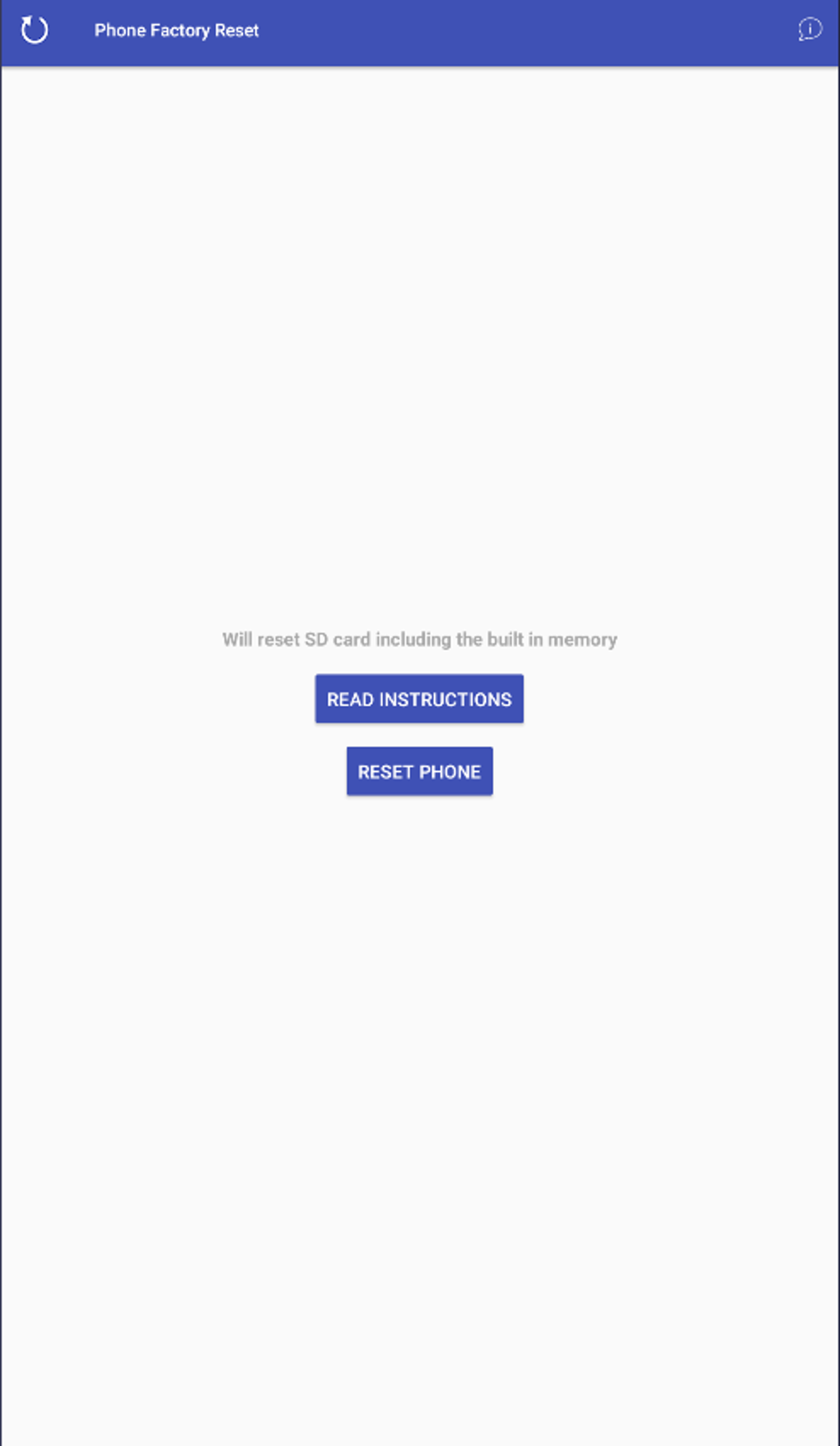 Phone Factory Reset APK for Android - Download